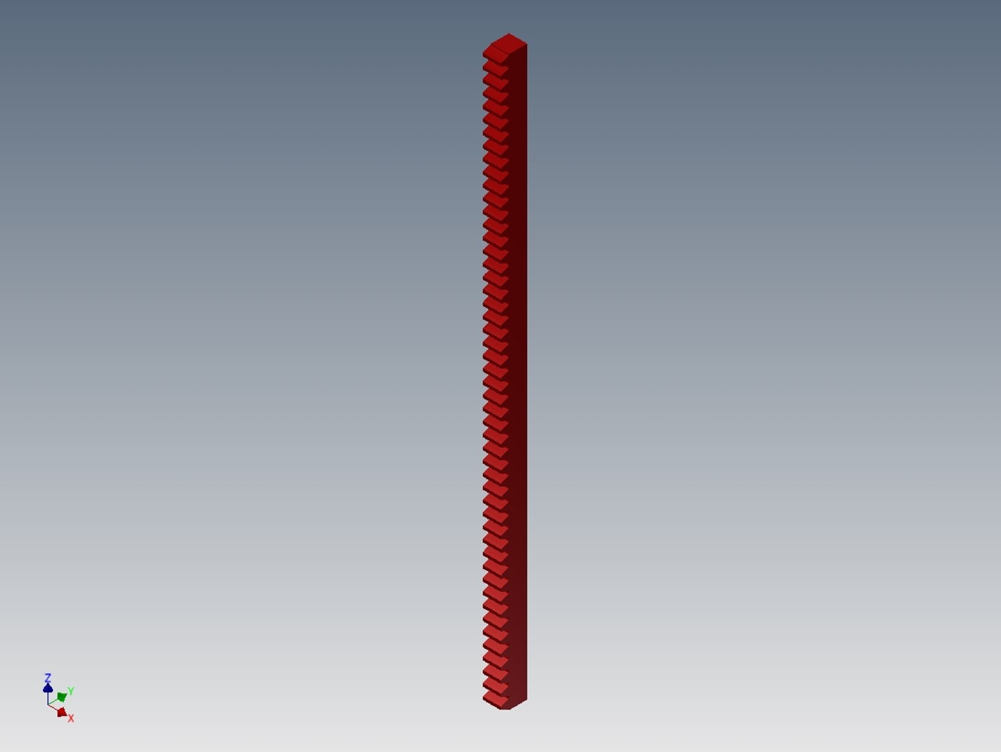 3d Rack Set Module 1mm Model