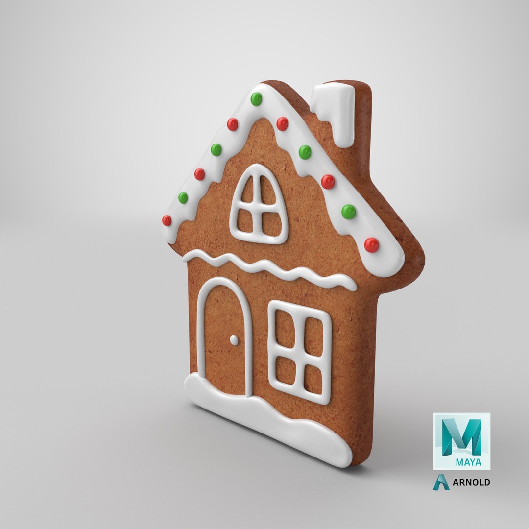 gingerbread cookie ginger 3d model