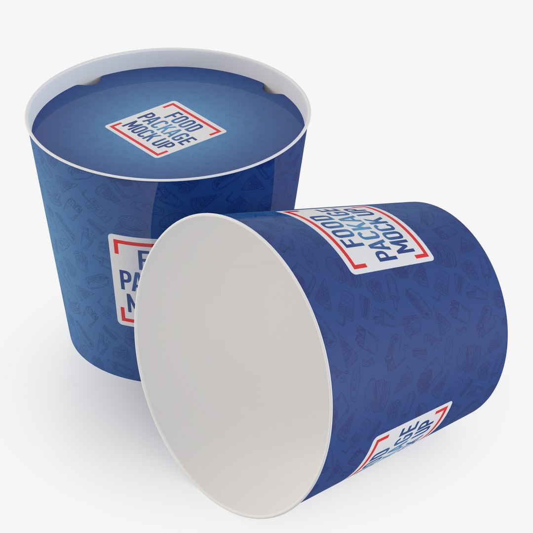 Fast Food Bucket 3D Model - TurboSquid 1331404