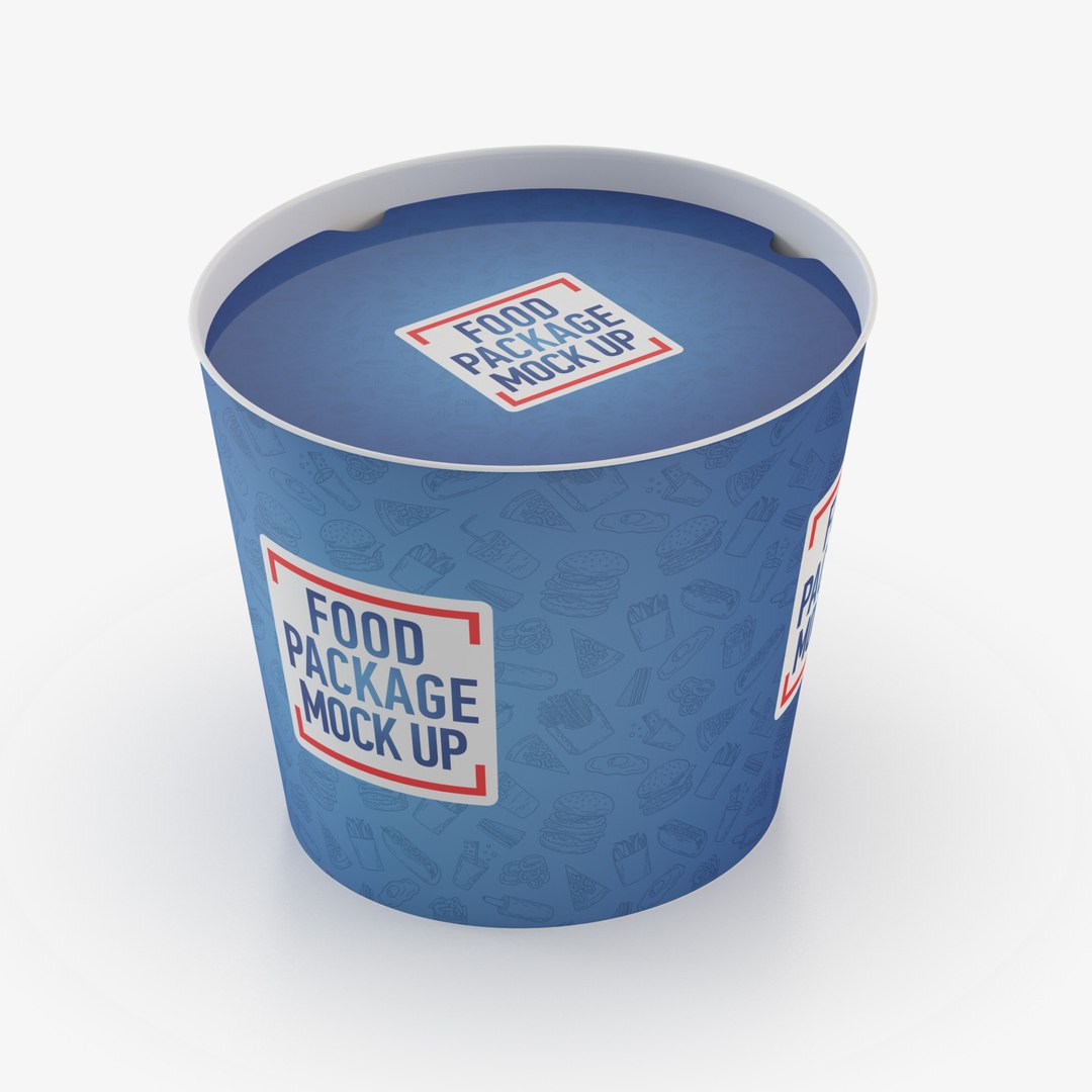 Fast Food Bucket 3D Model - TurboSquid 1331404