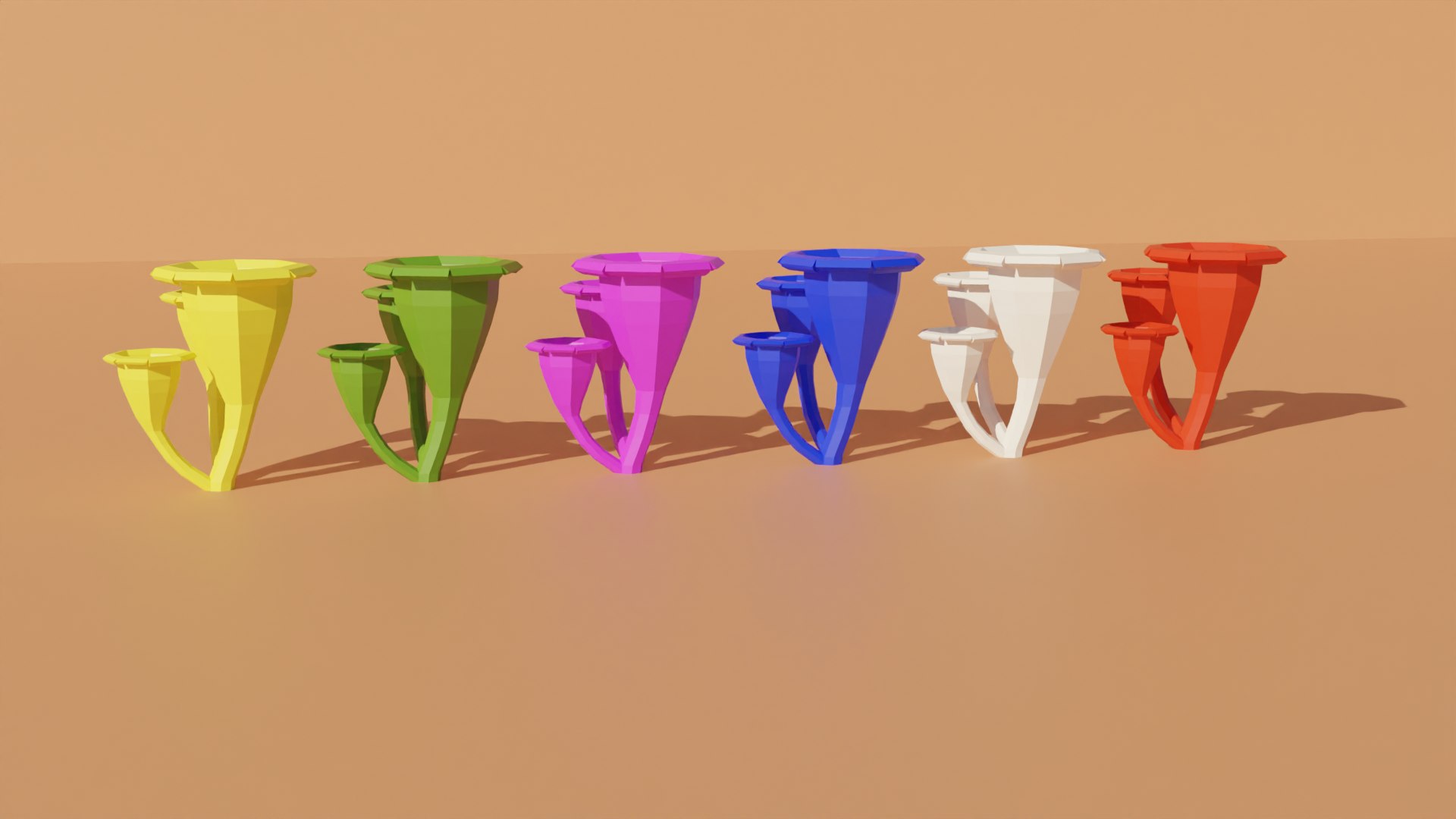 3D Magic Mushrooms For Games 3D - TurboSquid 2175330