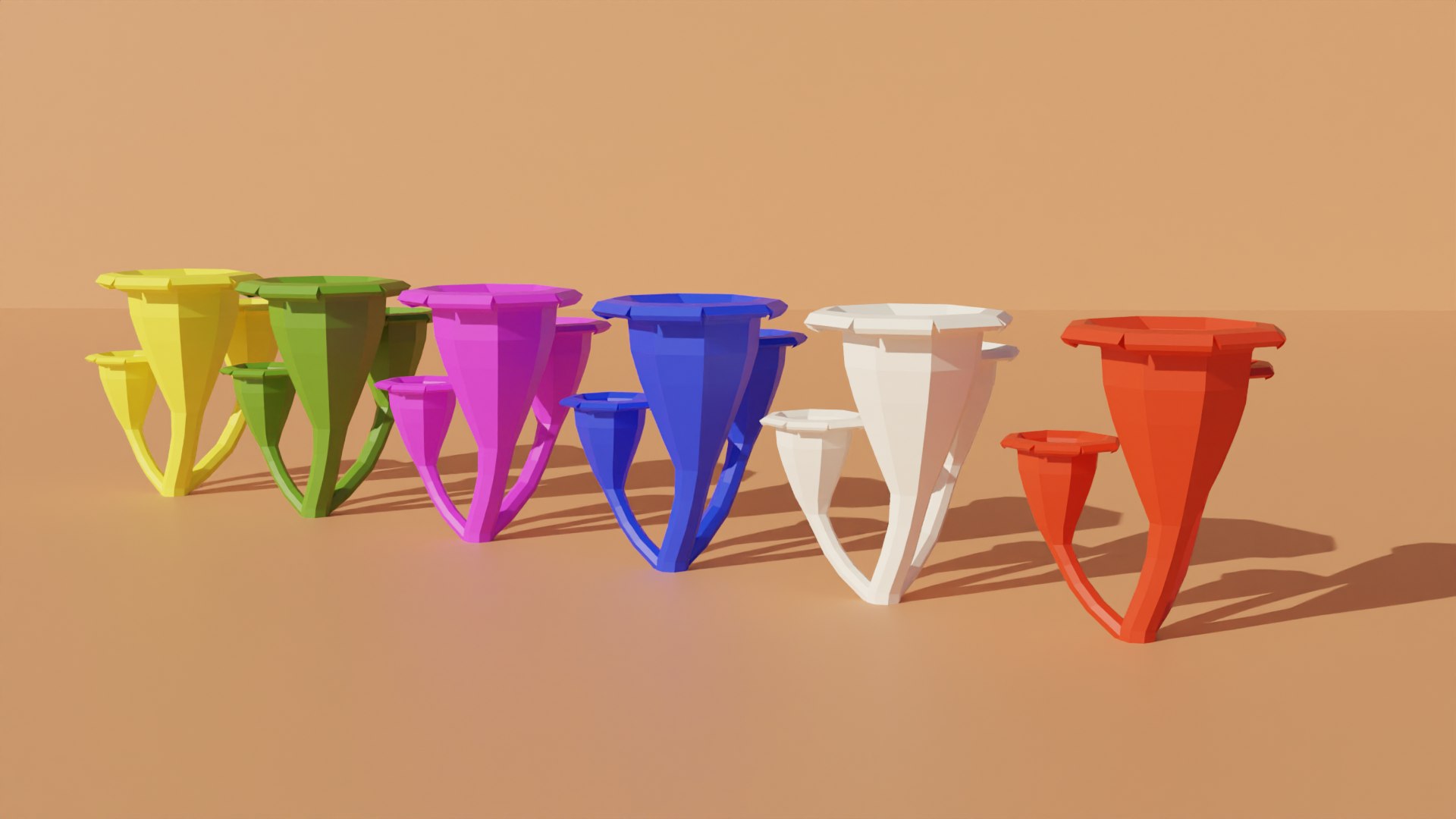 3D Magic Mushrooms For Games 3D - TurboSquid 2175330