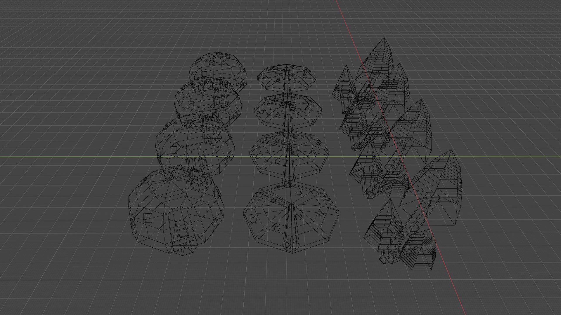 3D Magic Mushrooms For Games 3D - TurboSquid 2175330