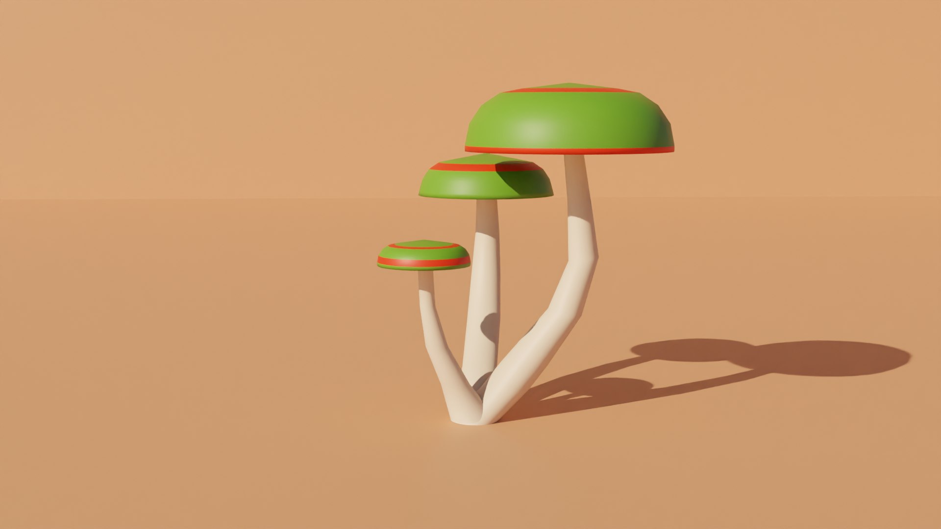 3D Magic Mushrooms For Games 3D - TurboSquid 2175330