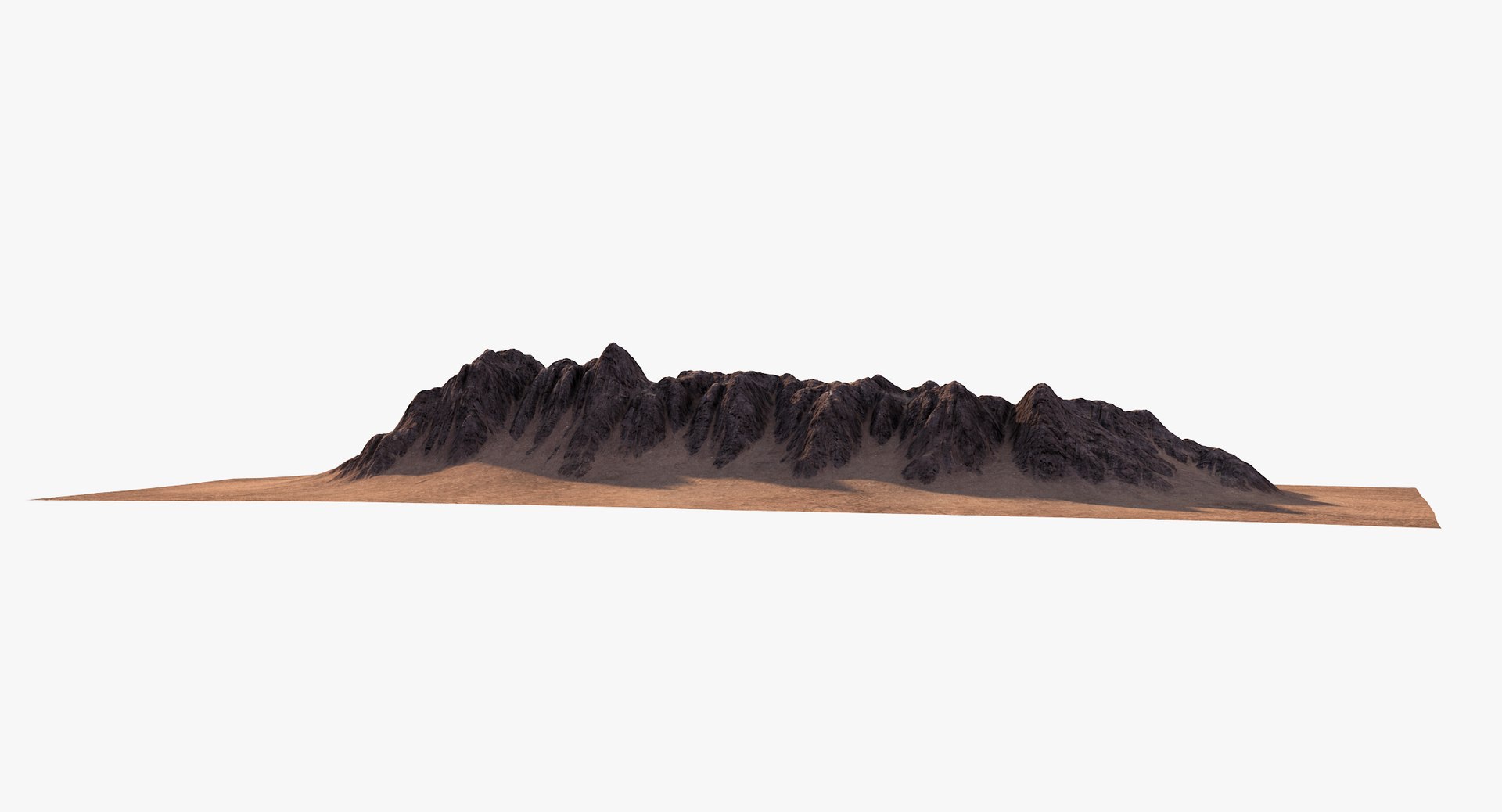 3D Mountain Ridge 2 Model - TurboSquid 1252914
