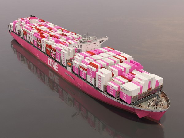 ONE Container ship 3D model - TurboSquid 1993742