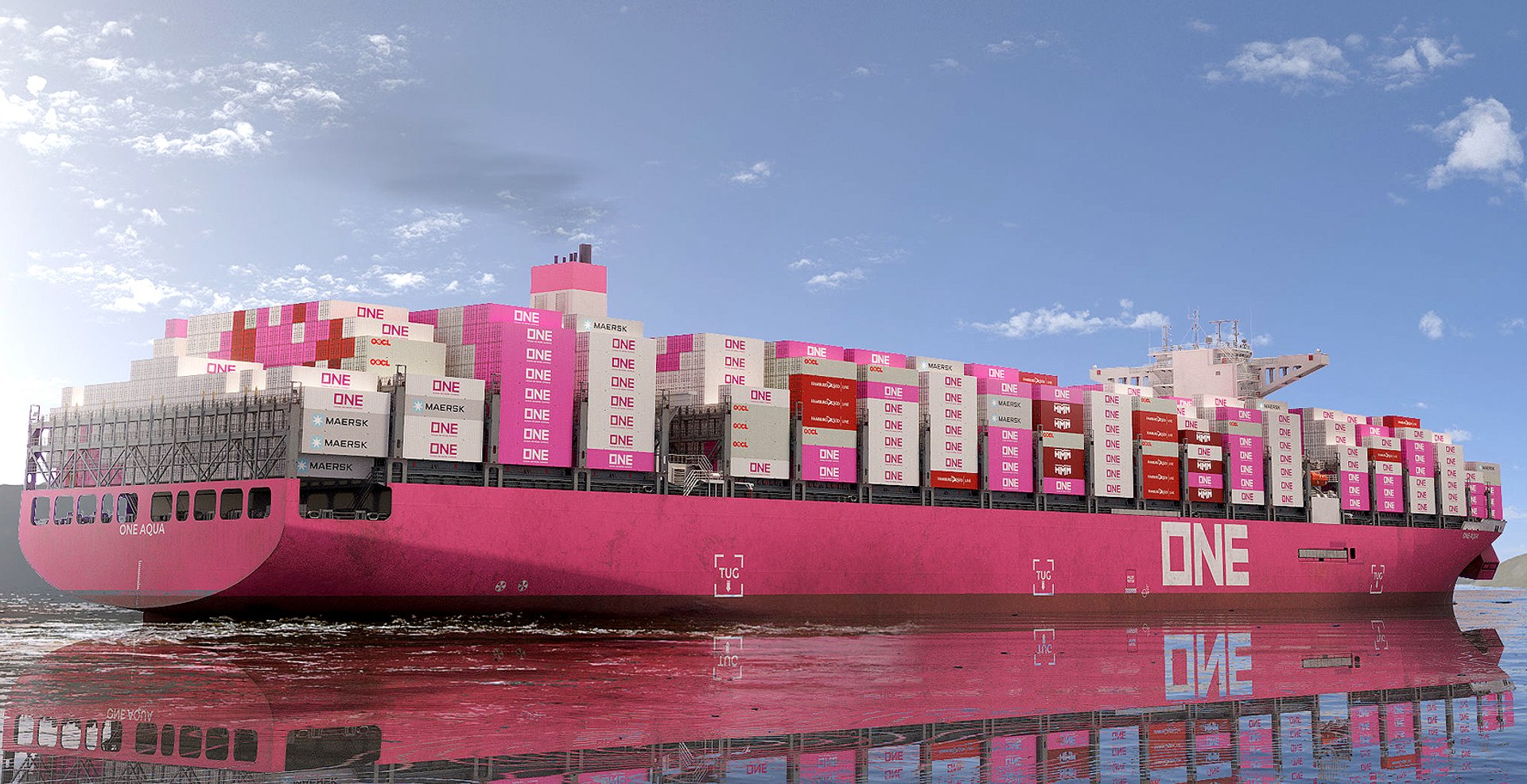 ONE Container Ship 3D Model - TurboSquid 1993742