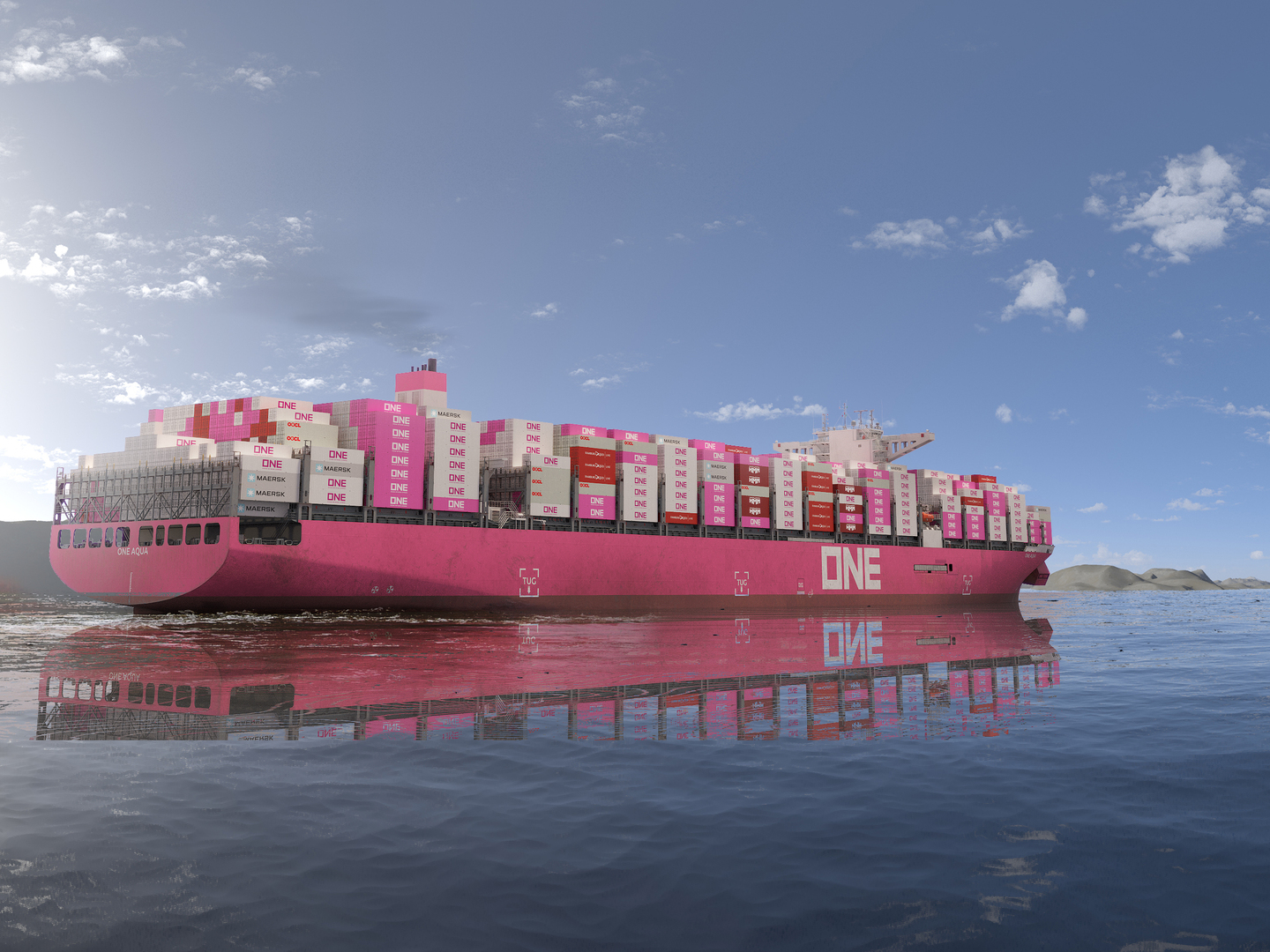 ONE Container ship 3D model - TurboSquid 1993742