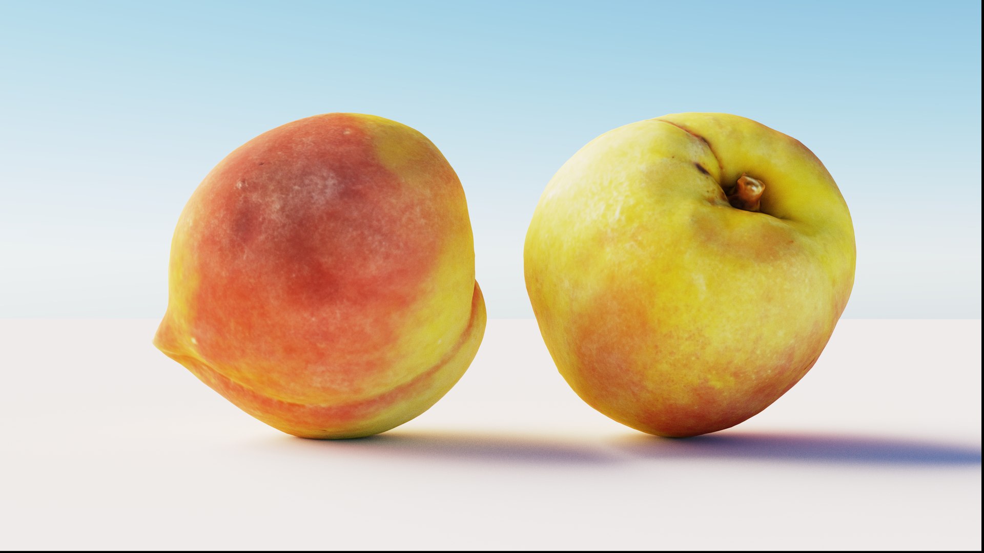 3D Photorealistic 3D Scan Of Peach Model - TurboSquid 2272179