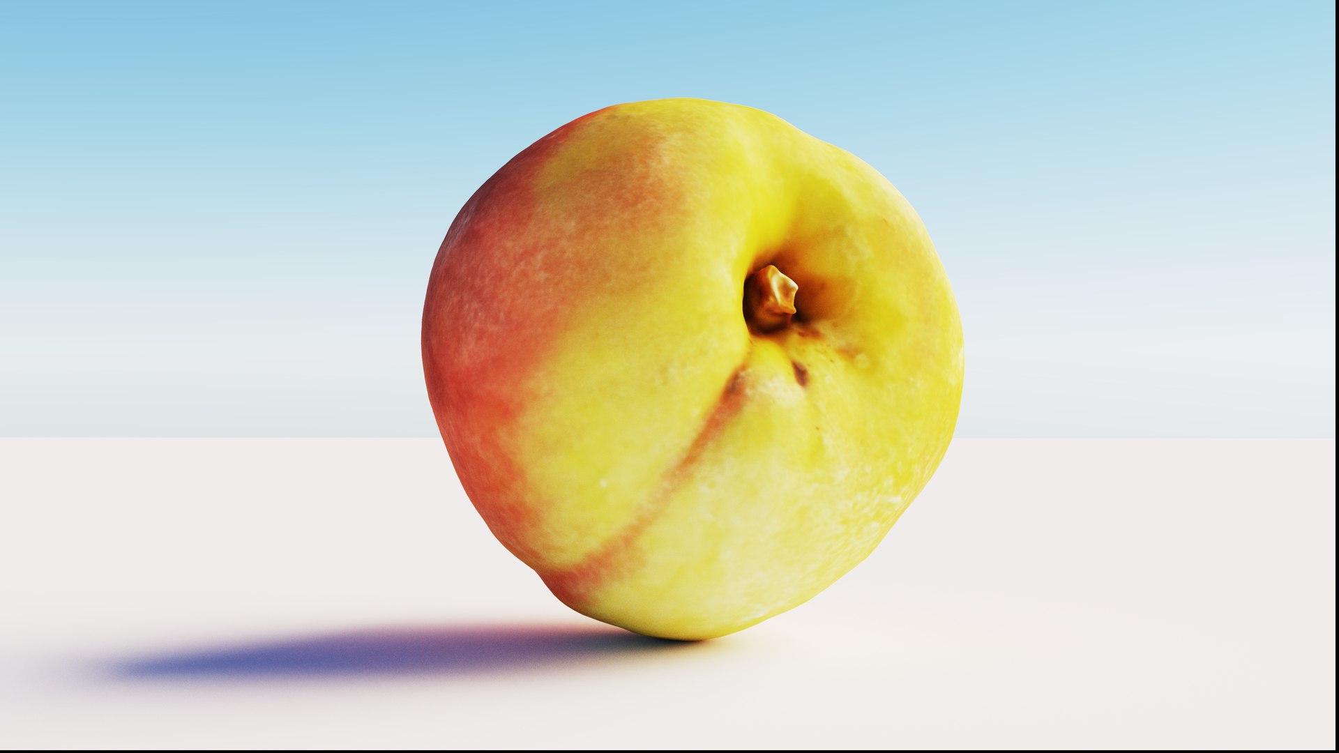 3D Photorealistic 3D Scan Of Peach Model - TurboSquid 2272179