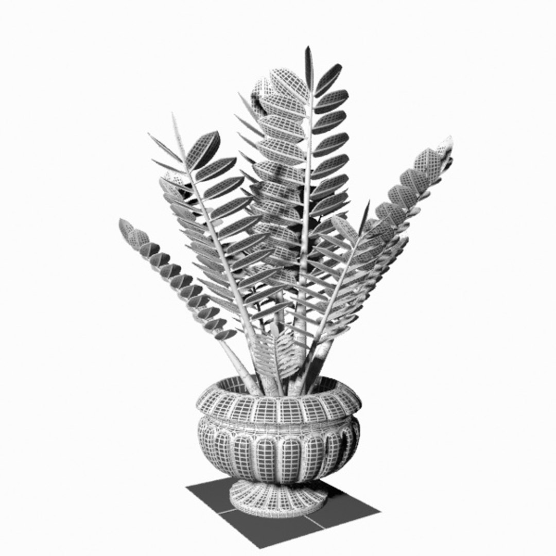 cartoon ornamental plant 3d 3ds