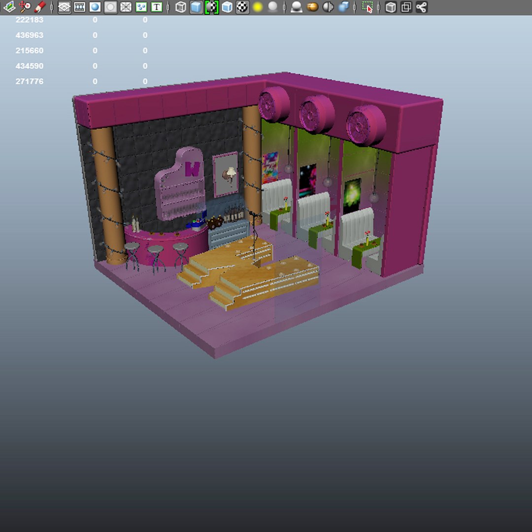 Night Club 3D Model - TurboSquid 1388425