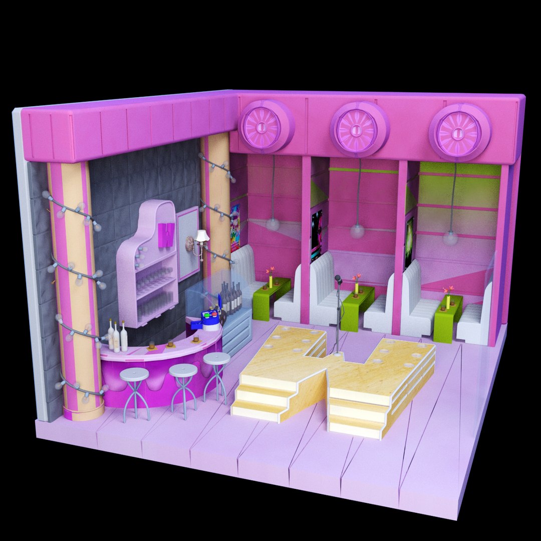 Night Club 3D Model - TurboSquid 1388425