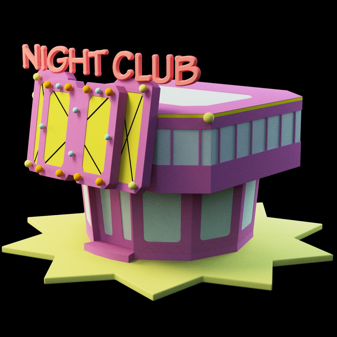 Night Club 3D Model - TurboSquid 1388425
