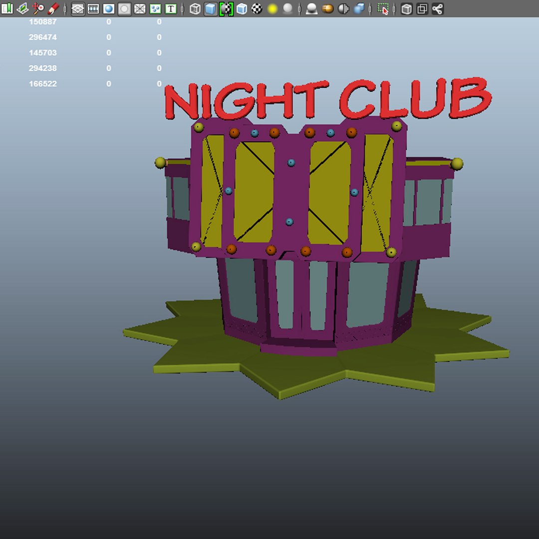 Night Club 3D Model - TurboSquid 1388425