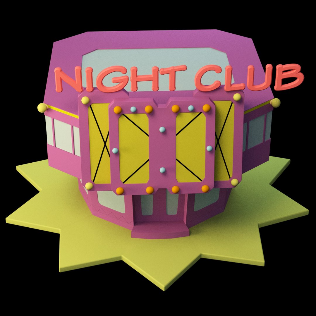 Night Club 3D Model - TurboSquid 1388425