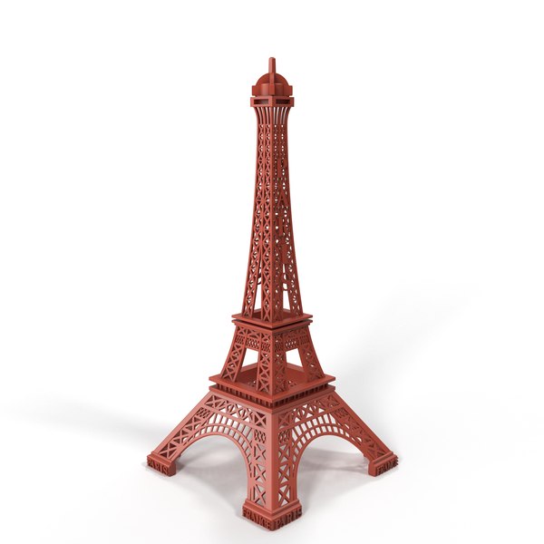 modelo 3d Recuerdo de plata de la Torre Eiffel para impresión 3D ...