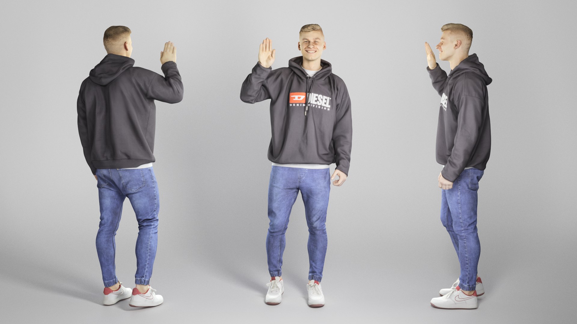 Photogrammetry Human Young Man Character 3D Model - TurboSquid 1689708