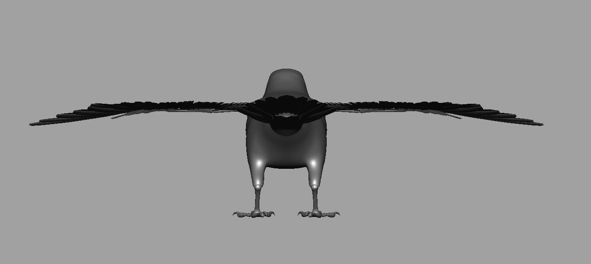 crow rigging obj