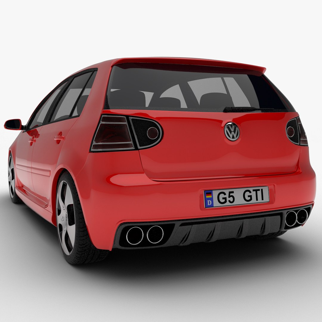 3d Volkswagen Golf 5