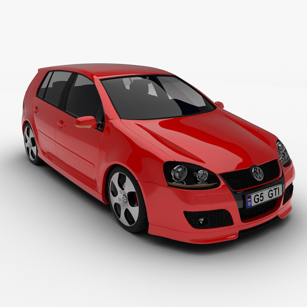 3d Volkswagen Golf 5