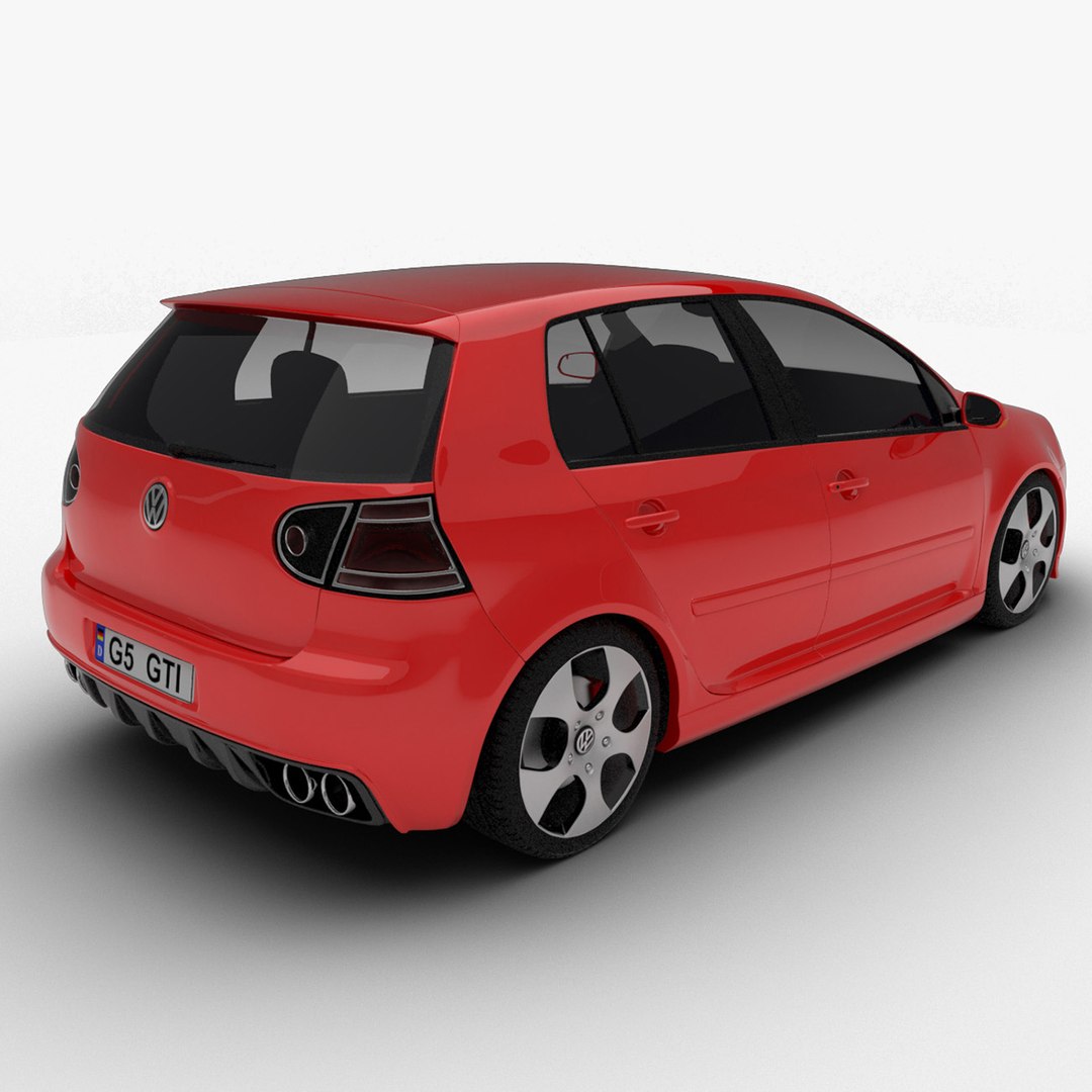 3d Volkswagen Golf 5