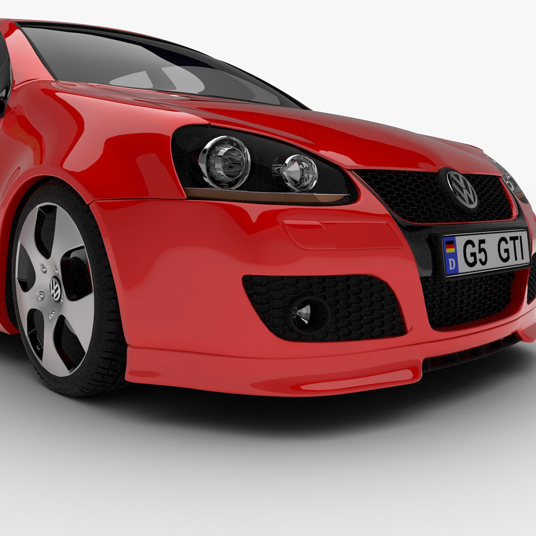 3d Volkswagen Golf 5