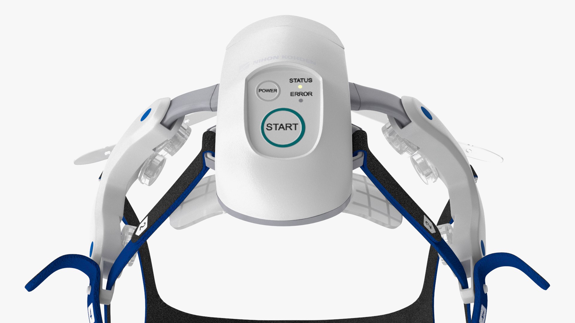 3D Neural Activities Analysis Electroencephalography EEG Headset ...