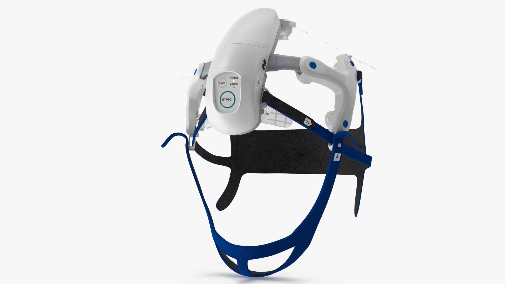 3D Neural Activities Analysis Electroencephalography EEG Headset ...