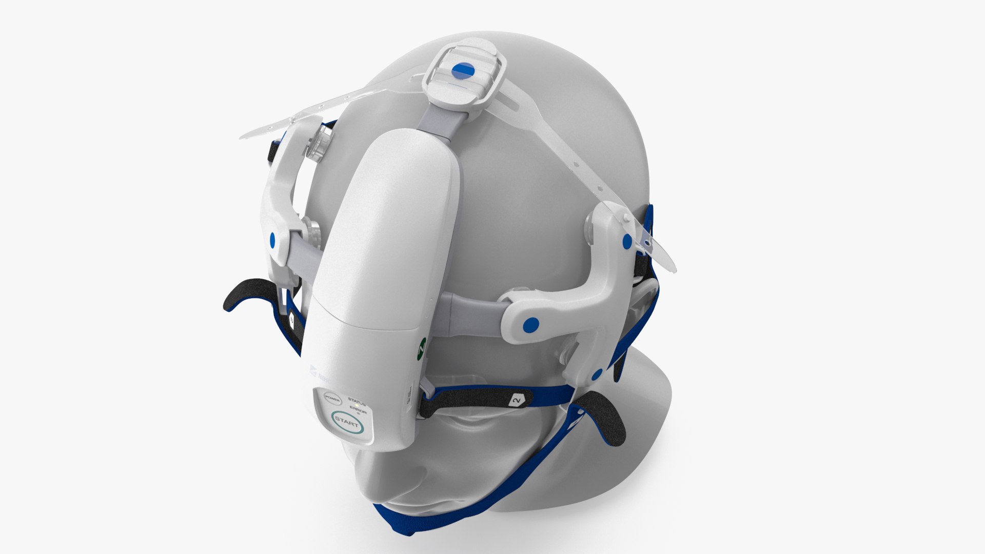 3D Neural Activities Analysis Electroencephalography EEG Headset ...