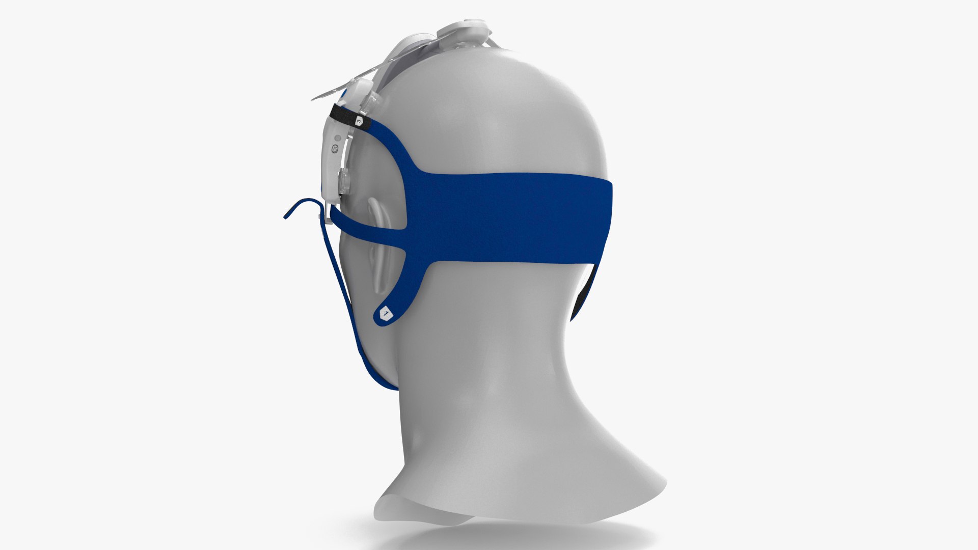 3D Neural Activities Analysis Electroencephalography EEG Headset ...