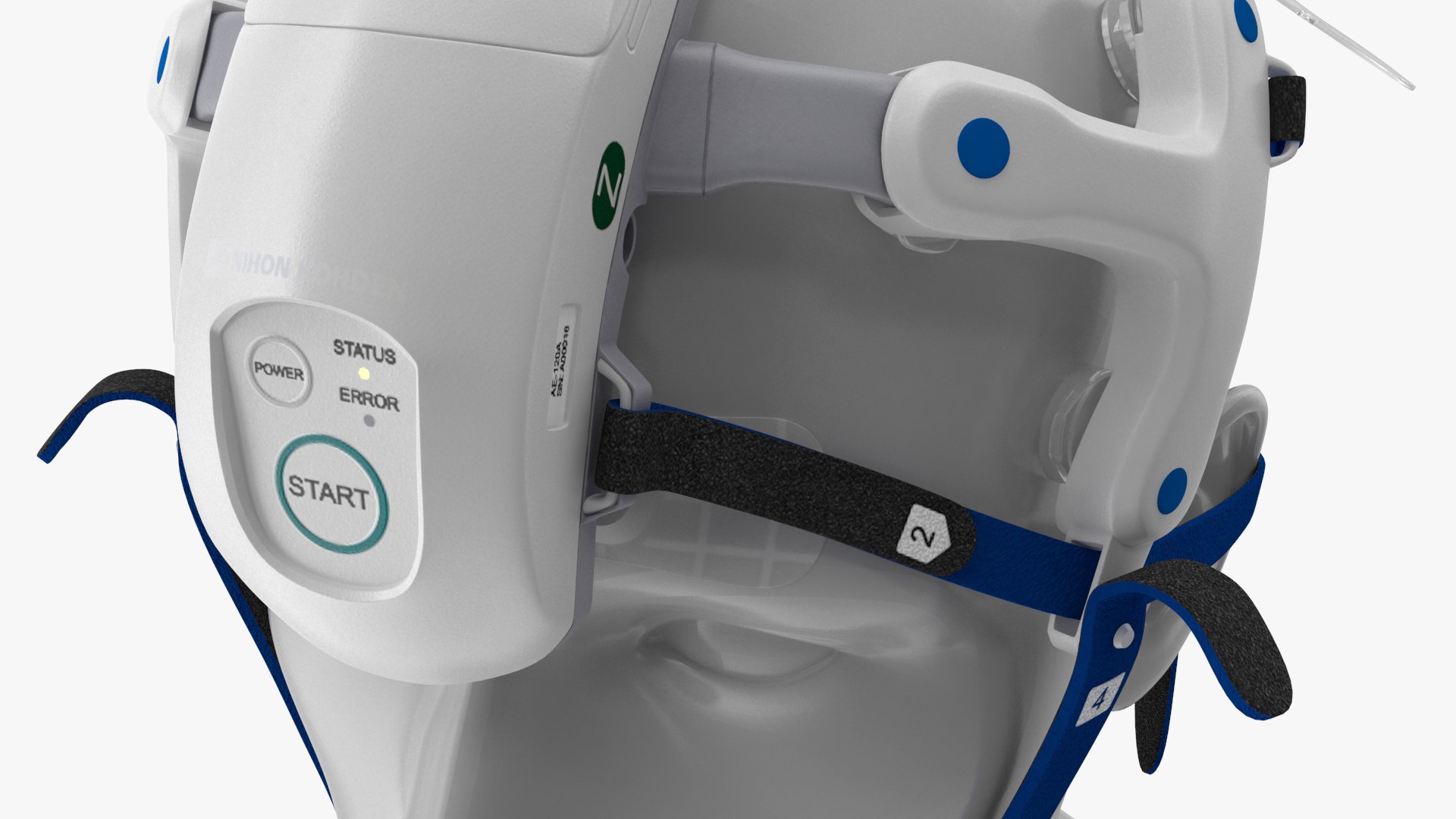 3D Neural Activities Analysis Electroencephalography EEG Headset ...