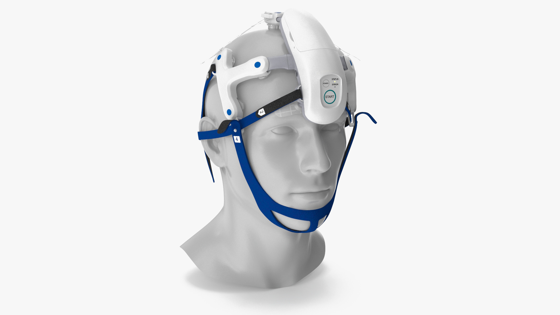 3D Neural Activities Analysis Electroencephalography EEG Headset ...