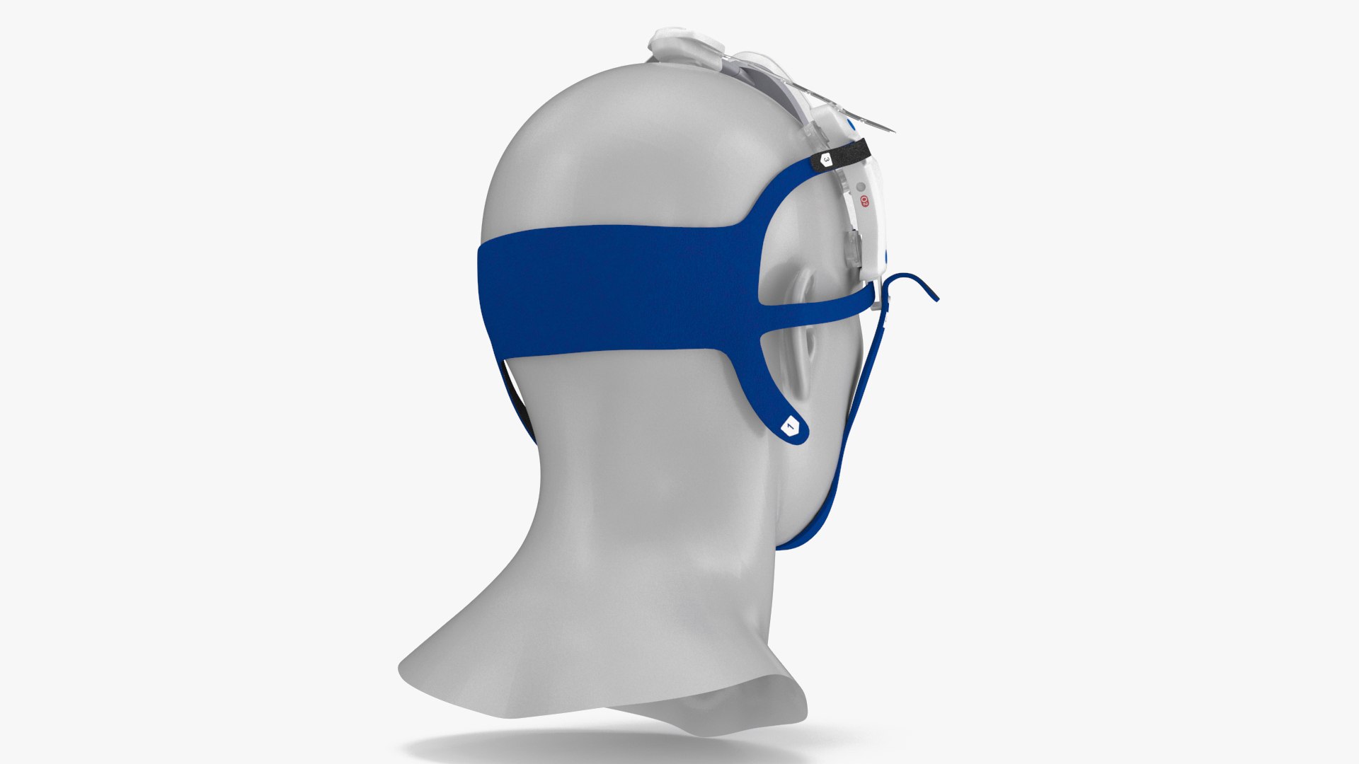 3D Neural Activities Analysis Electroencephalography EEG Headset ...