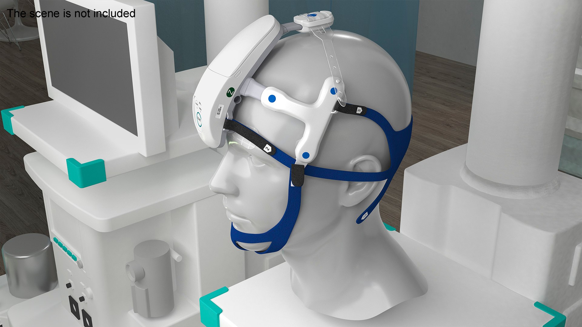 3D Neural Activities Analysis Electroencephalography EEG Headset ...