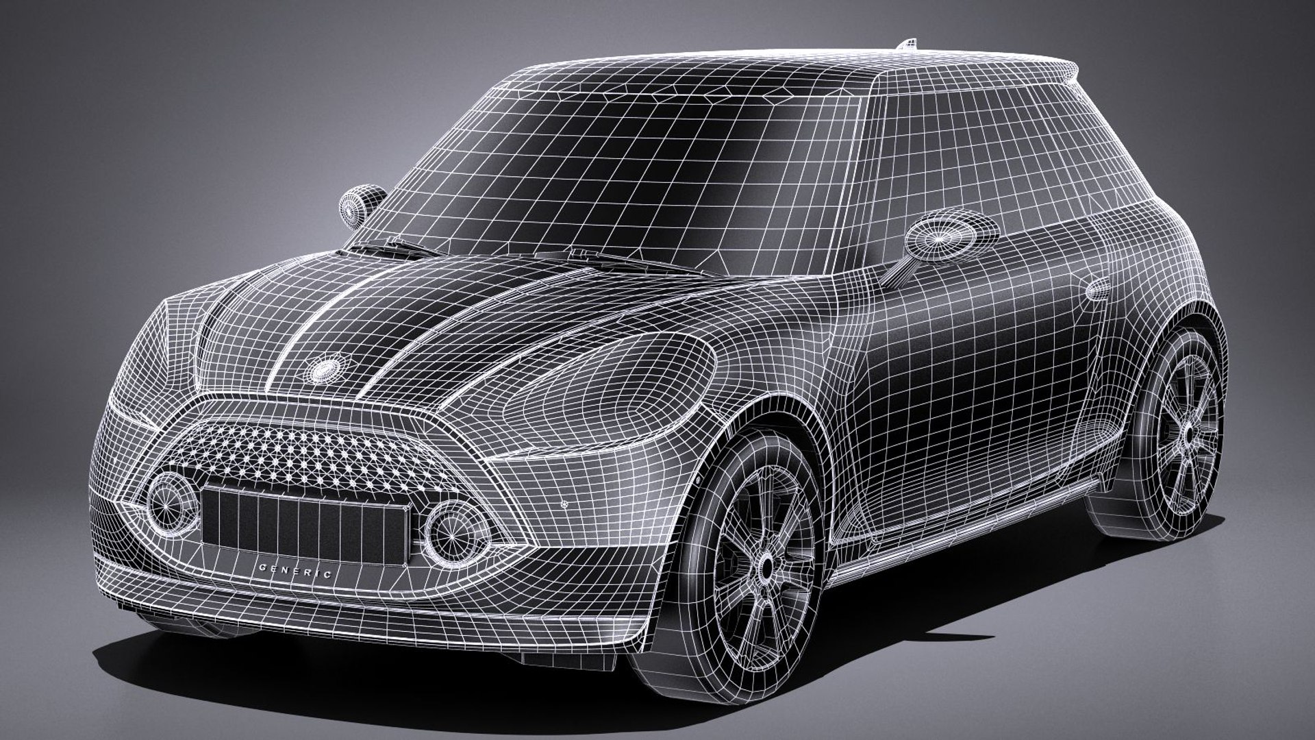 Generic Electric Compact 3D Model - TurboSquid 1386983