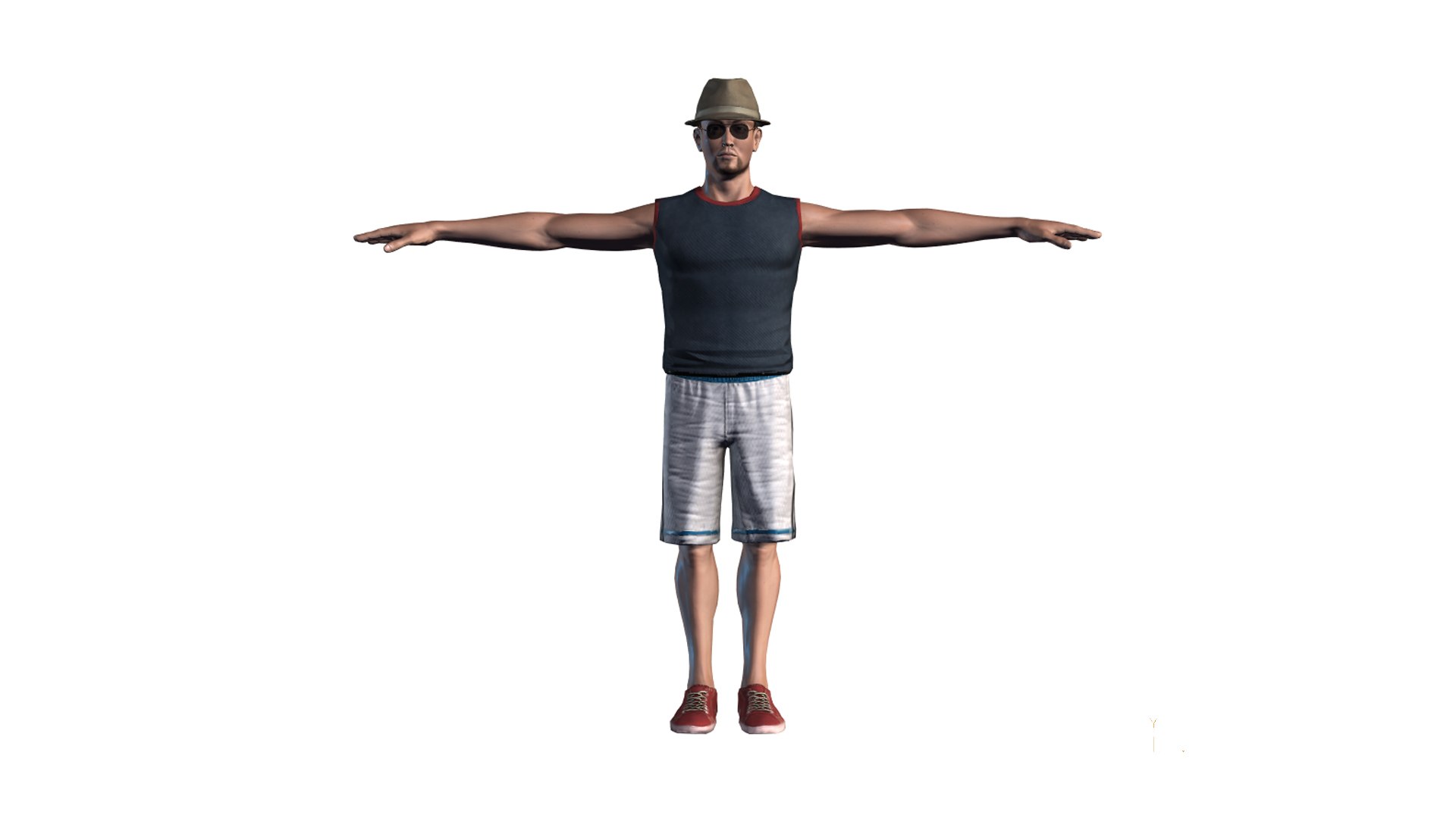 3D Model Tourist Man 1 - TurboSquid 1902625