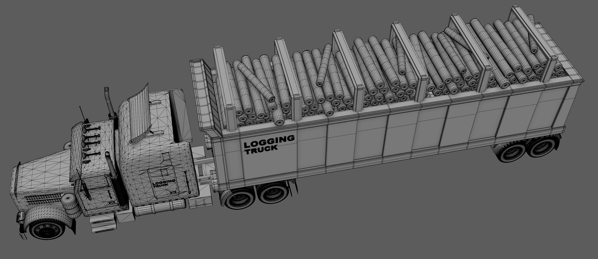 3D Truck Logging - TurboSquid 1439816