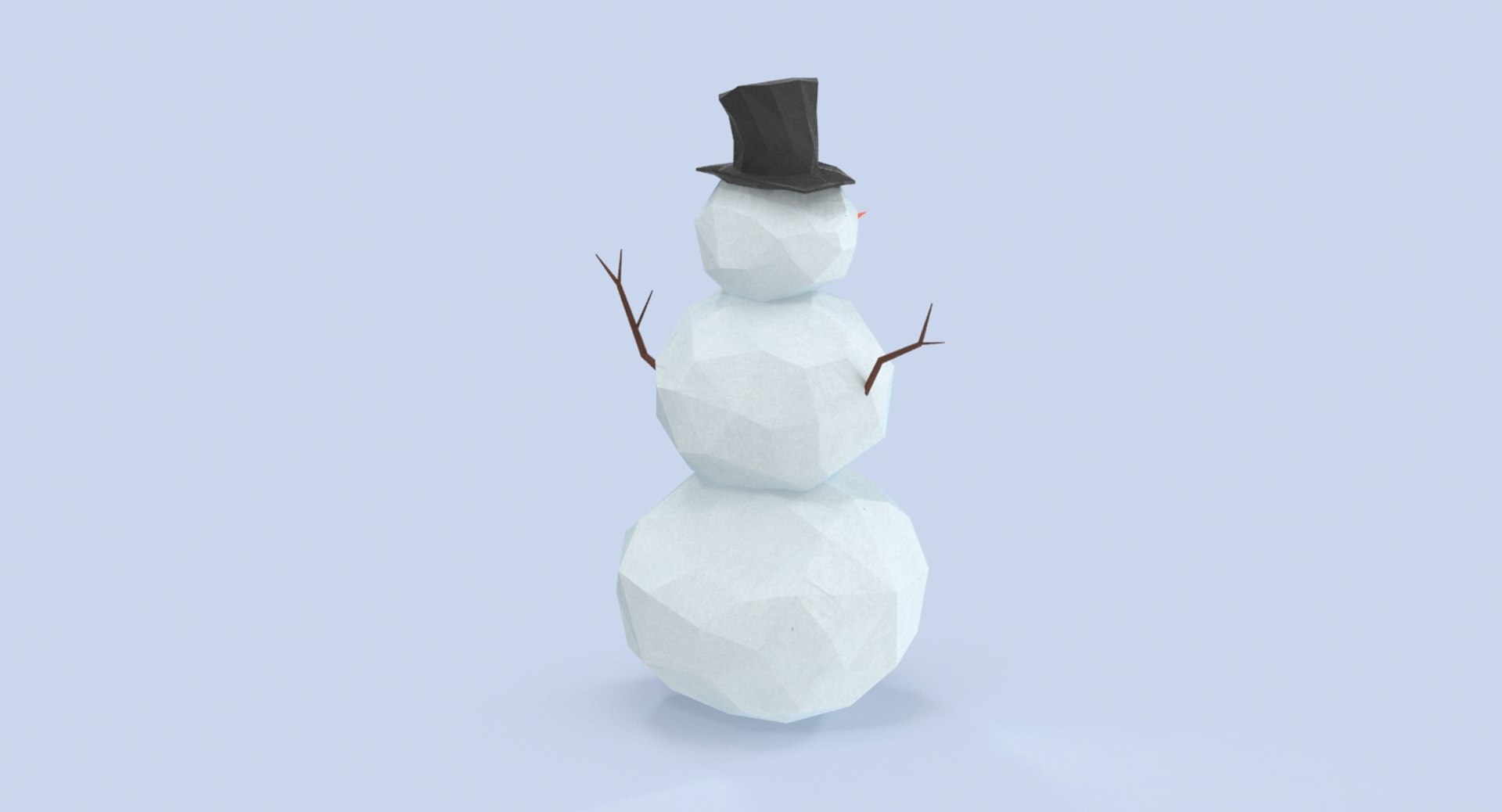 Snowman Design 3d Model