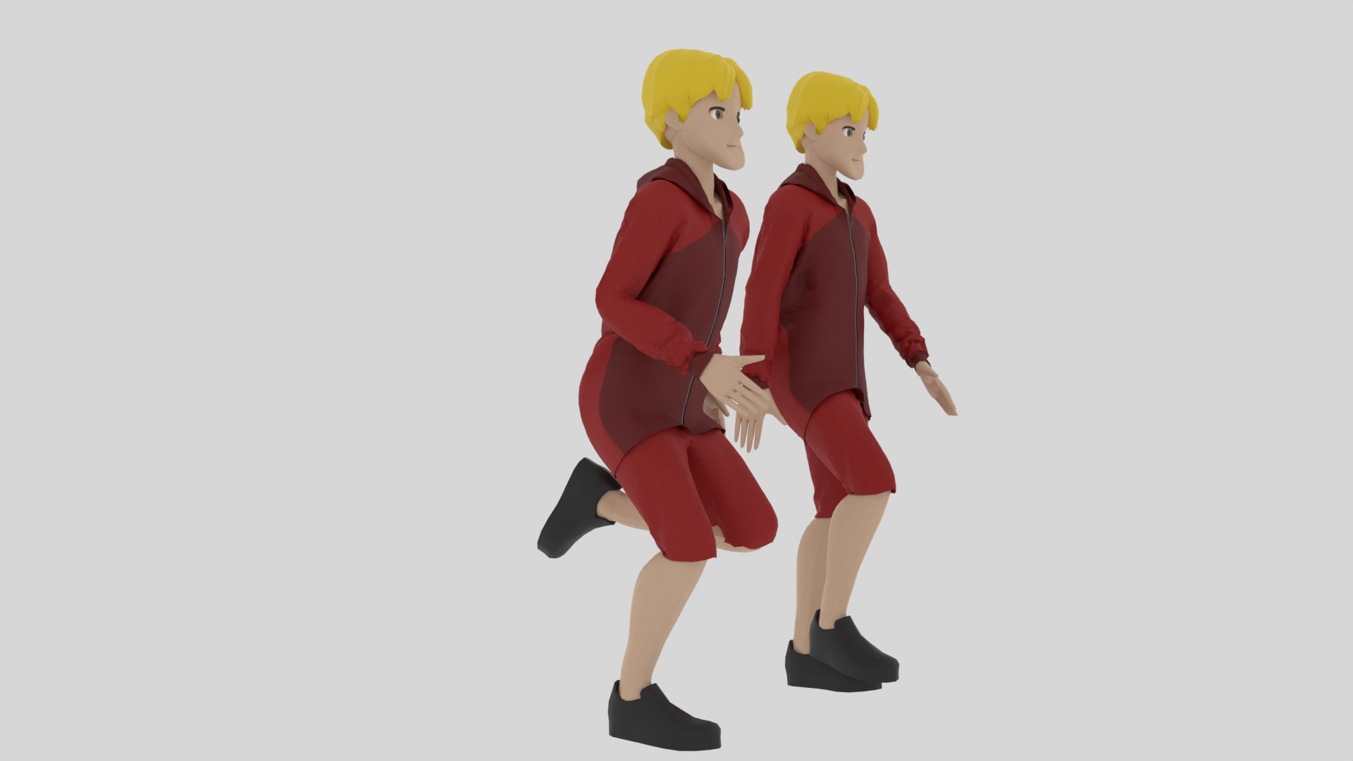 Cartoon Character Walking And Running Animation 3D Model - TurboSquid ...