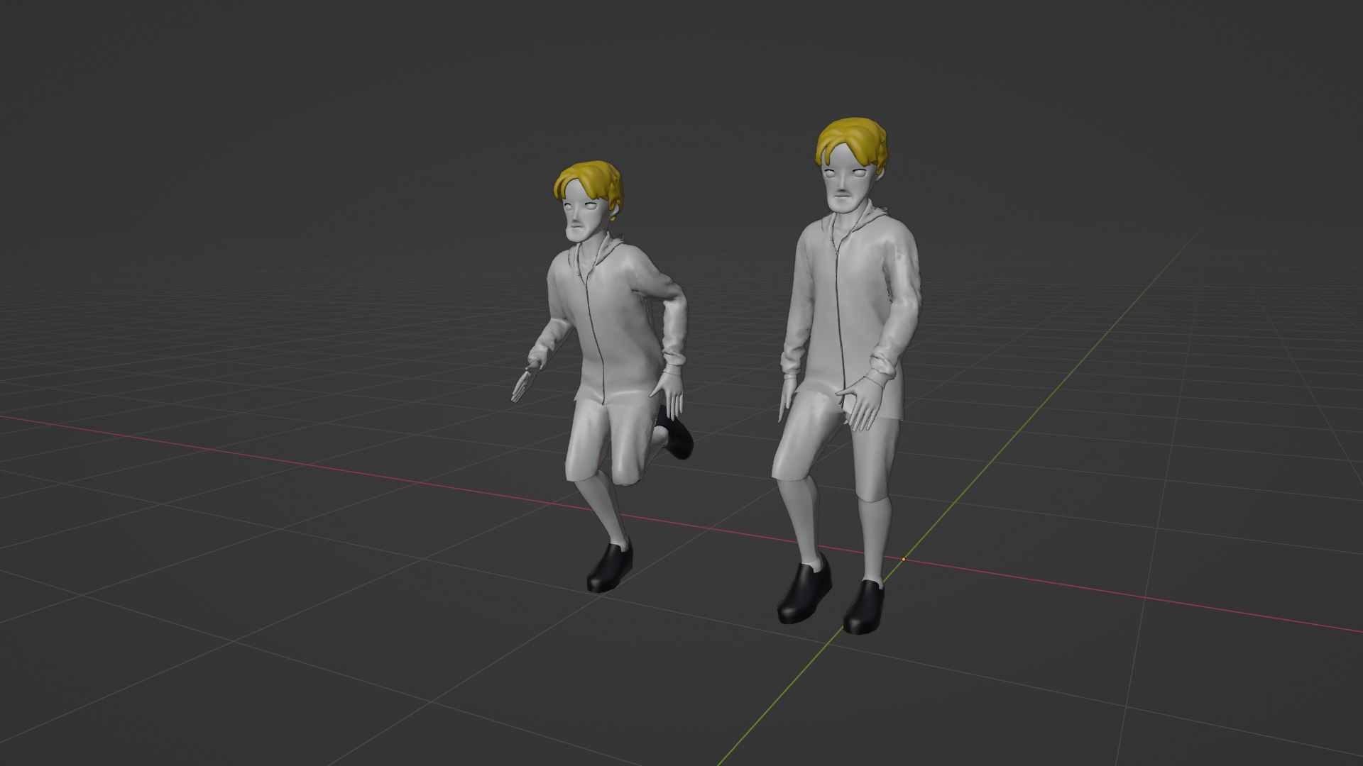 Cartoon Character Walking And Running Animation 3D Model - TurboSquid ...