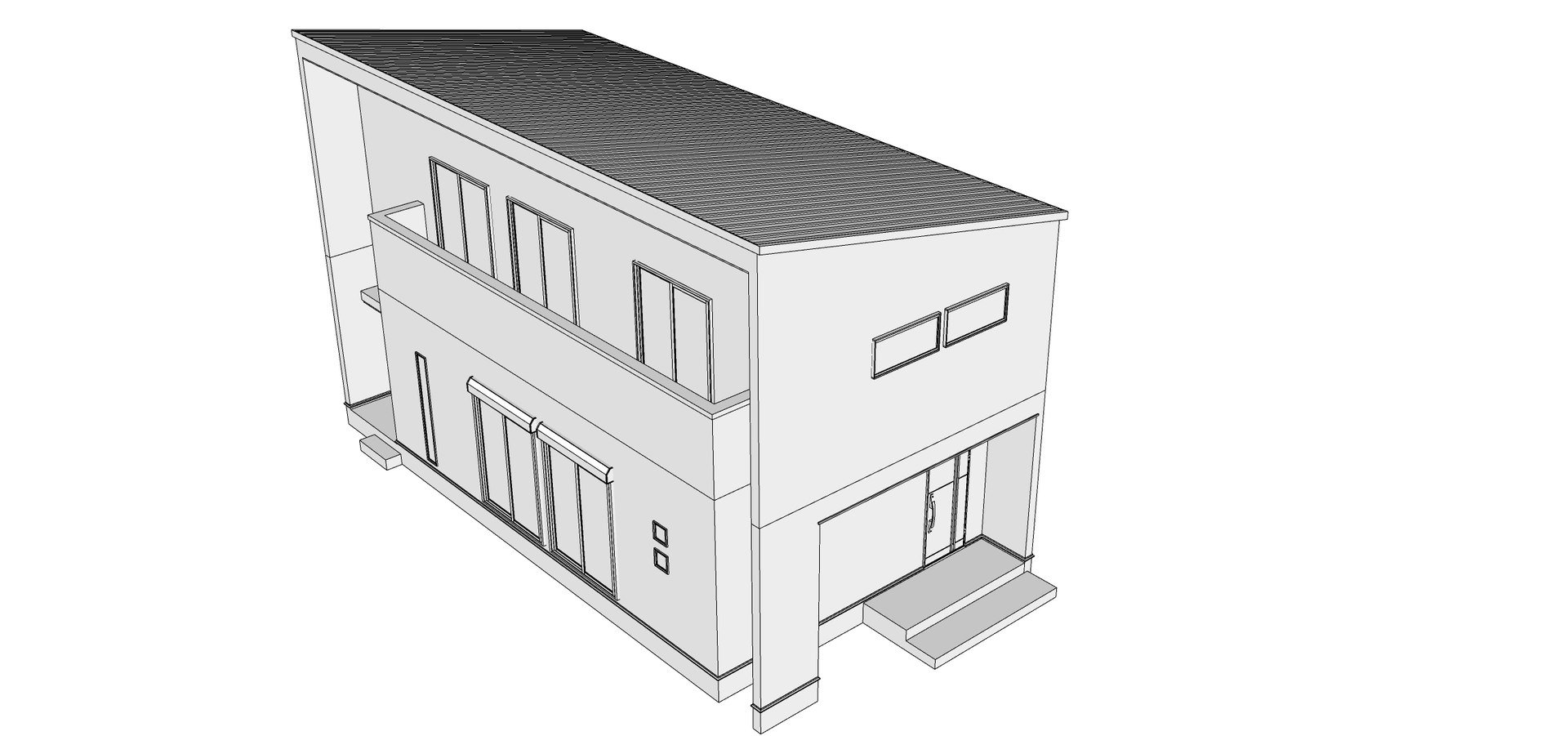 3D Japanese House - 2 Storey Model - TurboSquid 2052059