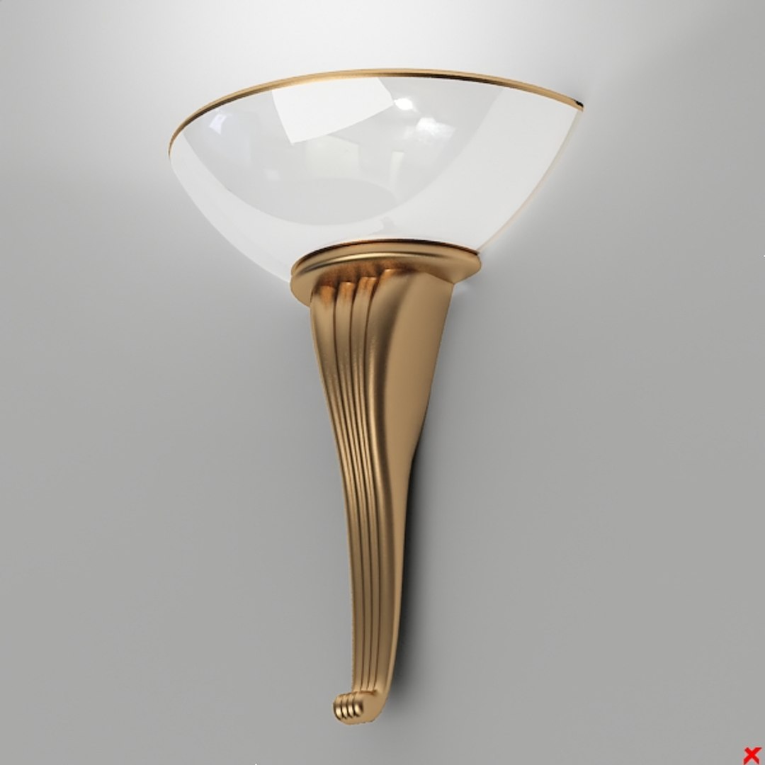 Free Wall Lamp 3d Model