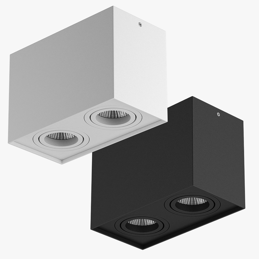 3D Spot Light 05208x Rettango - TurboSquid 1324645