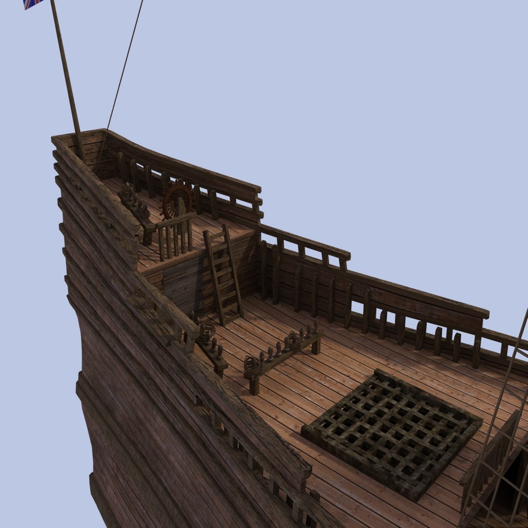 Speedwell Pinnace Mayflower 3d Max
