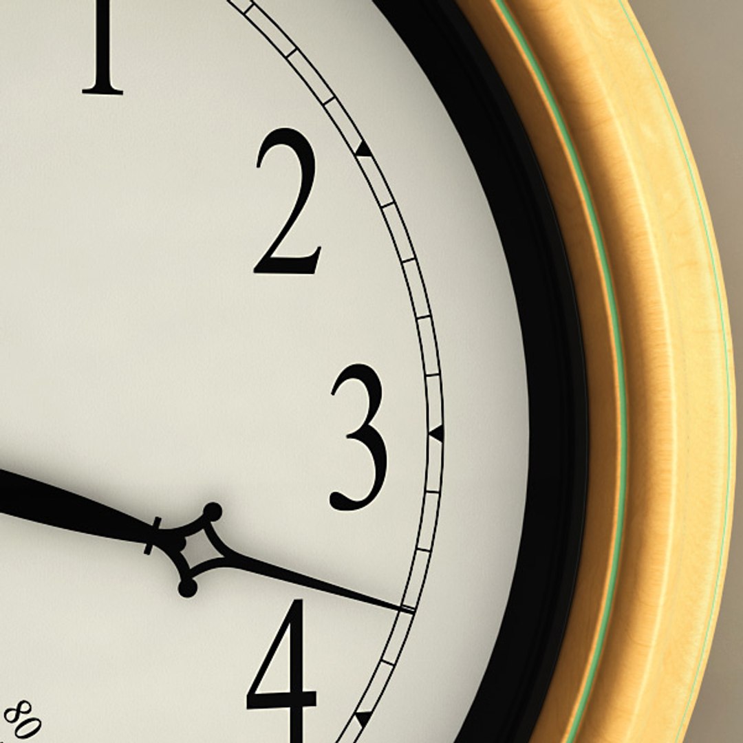 3ds Max 12 Wall Clocks