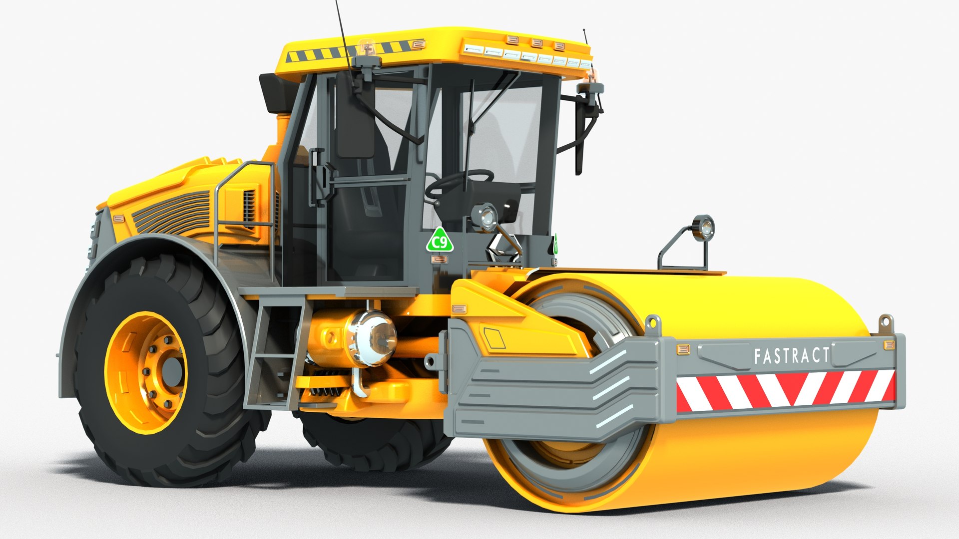 3d Smooth Wheel Roller Compaction Model Turbosquid 2248232