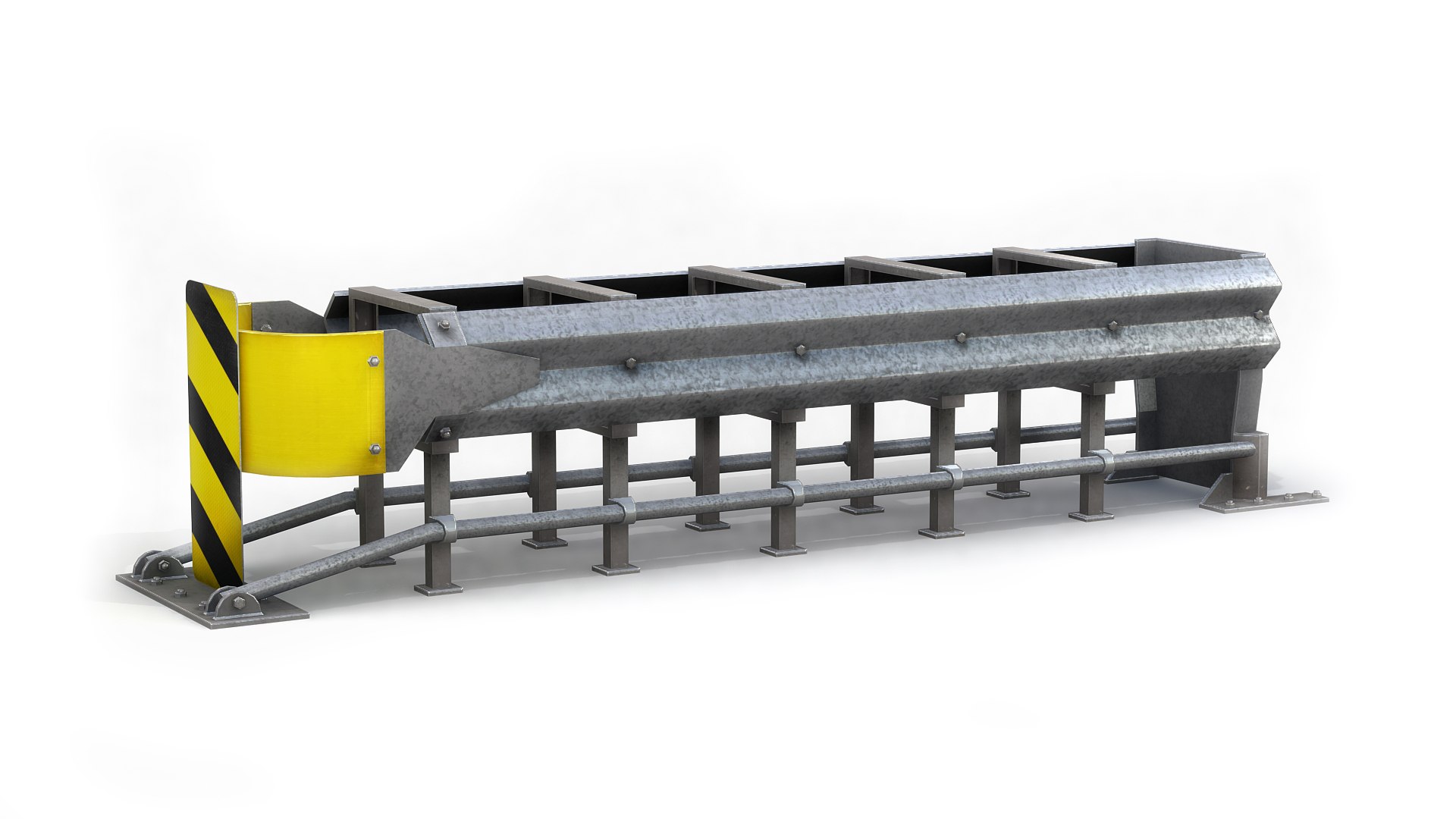 Highway Crash Cushion 2 model - TurboSquid 1764059