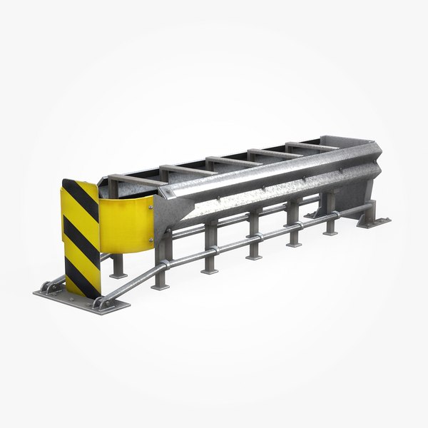 3D model crash cushion - TurboSquid 1691419