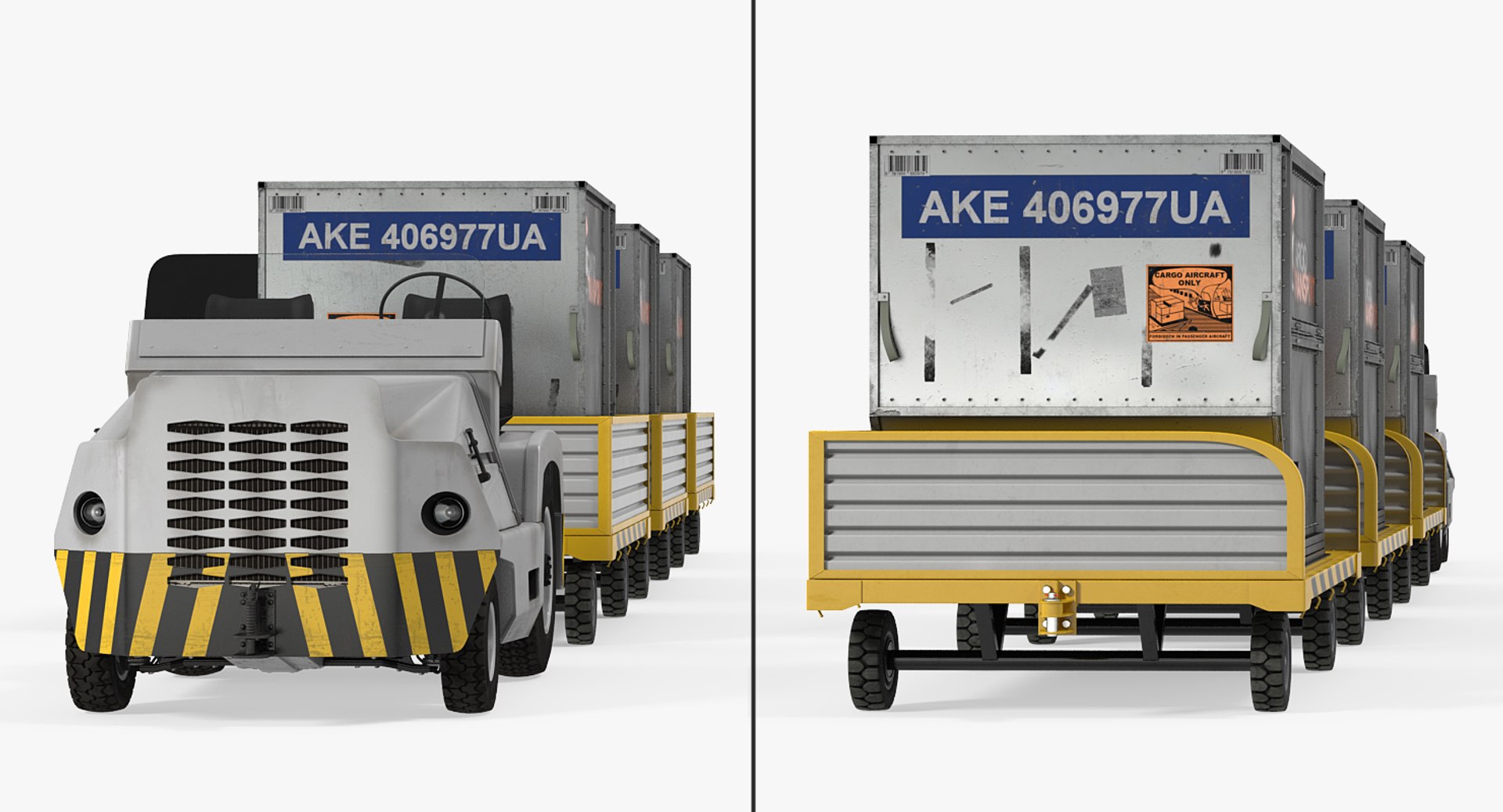 3d Aircraft Tow Tractor Clark